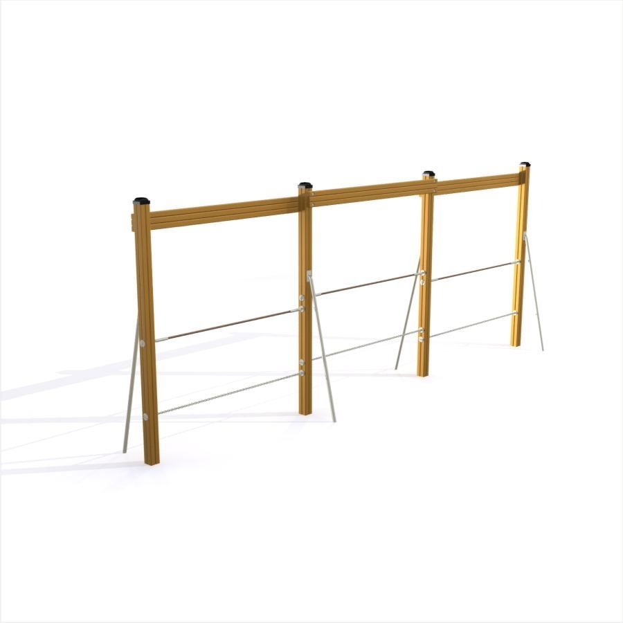 Rope Bar, Adventure trails, Playground equipment | LARS LAJ® (10842)