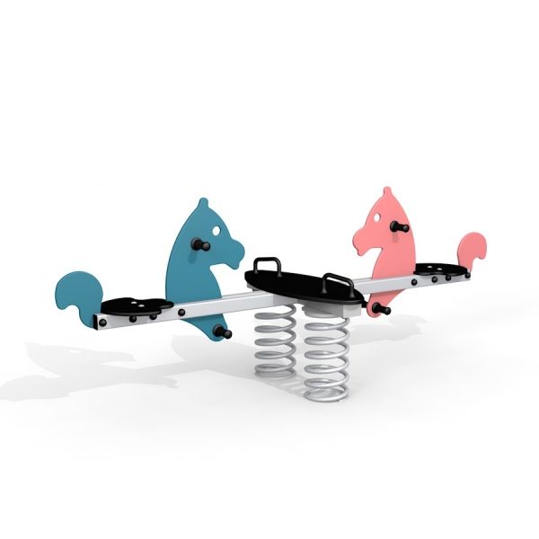 Double Pony rocking, Rockings & seesaw, Playground equipment | LARS LAJ ...